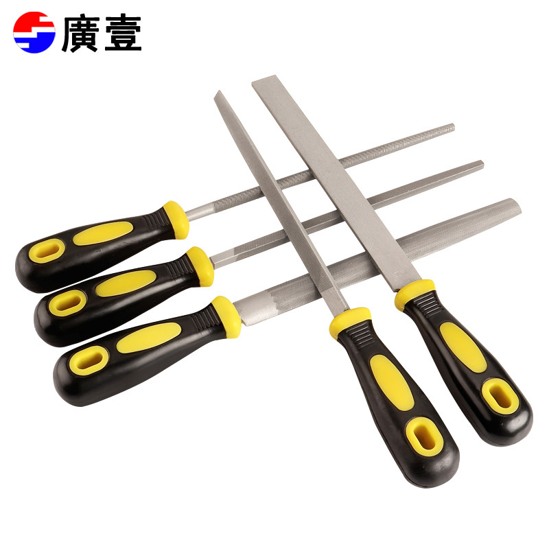 广一锉刀钢锉刀木工搓刀扁平三角半圆手工磨铁金属打磨工具方锉