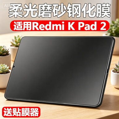 适用REDMI K Pad2磨砂钢化膜redmikpad红米redmik平板kpad电竞8.8英寸kipad电脑redml保护贴膜kpid玻璃屏保