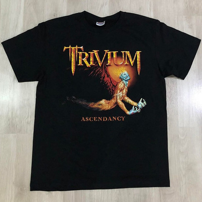 t短袖美式休闲Trivium乐队t恤