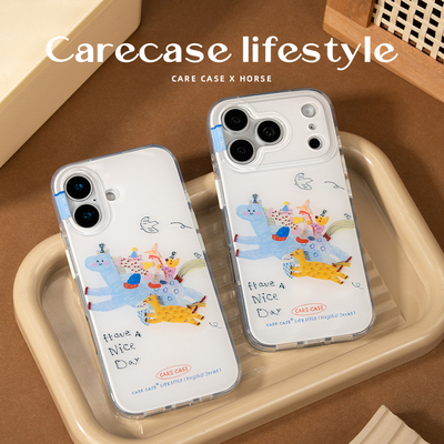 CARECASE小马快乐世界鎏金手机壳
