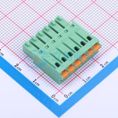 插拔式接线端子 JL15EDGKN-35006G01 P=3.5mm 1x6P 电子元器件