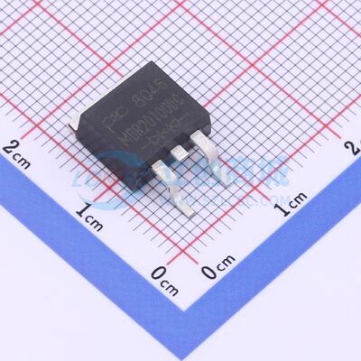 肖特基二极管 MBR20100DC TO-263 PANJIT(强茂) 电子元器件配单