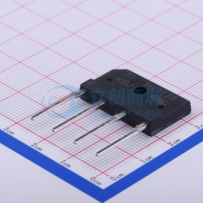 整流桥 KBJ406G KBJ 600V 4A DIODES(美台) 原装 电子元器件配单
