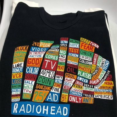 英伦摇滚tee古着感美潮潮流潮牌