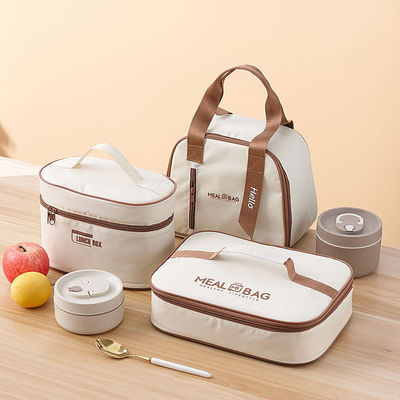 Thickened aluminum foil insulated bag, rectangular circular