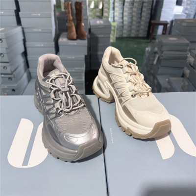 comely/康莉撤柜正品厚底舒适休闲老爹鞋女秋新款织物松紧带单鞋