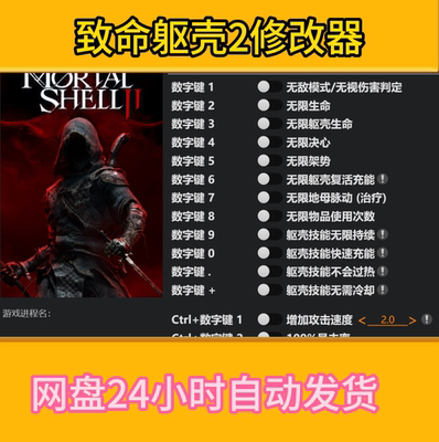 致命躯壳2修改器支持STEAM/EPIC正版游戏辅+助工具不含游戏本体