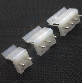 （50个）CH5.0间距 直针座 连接器 2位/3/4P 脚距5.08mm