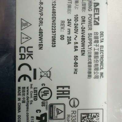 议价台达DRL-24V480W1EN导轨电源 LYTE II系列