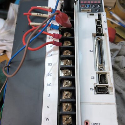 议价MFDKTB3A2CA1松下驱动器5.0KW，通电显示如图，