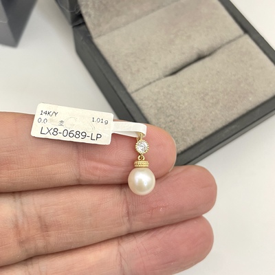 出口韩国通体14k真金AU585吊坠孤品 重量1.01克