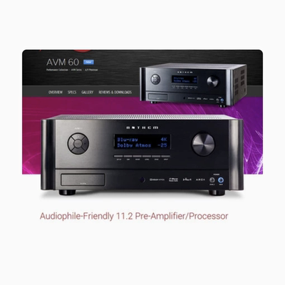 加拿大圣歌Anthem-AVM60音响全景声前级AV数字前级功放处理器国行