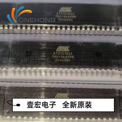 AT27C1024-70PU 价格当天为准 存储器芯片 全新原装 封装PDIP-40
