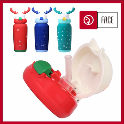 face鹿角儿童保温杯手柄单螺纹