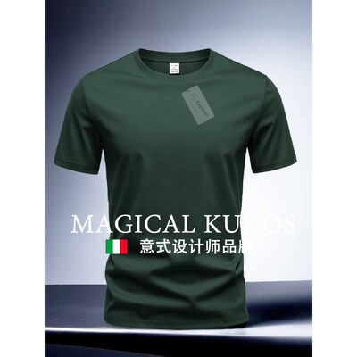 【MK专柜】MAGICAL KUDOS~圆领T恤休闲纯棉简约百搭舒适休闲短袖