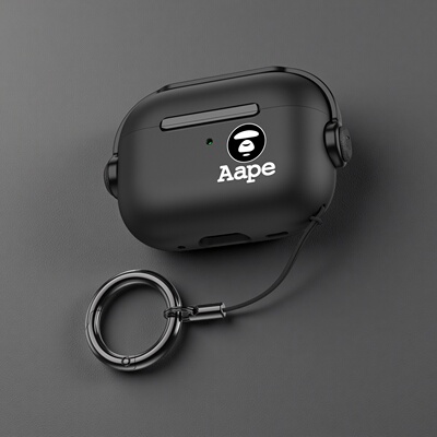 潮牌日系适用AirPods Pro3耳机套AirPods4保护套新款二代耳机AirPods1/2/3代TPU耳机套保护壳P支架ro2