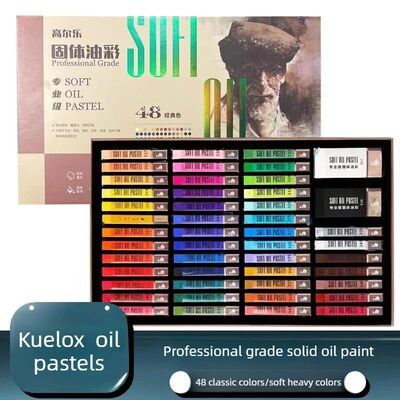 Kuelox Artistic Soft Oil Pastels Mini Professional Solid Oil