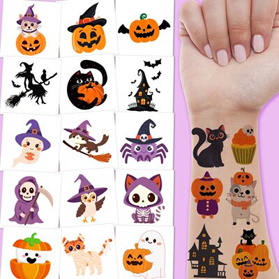 Halloween Temporary Tattoos, Birthday Party Decoration Suppl