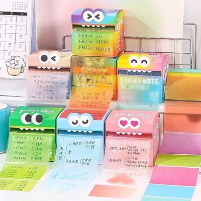105 Sheets/roll Pull-out Sticky Notes Student Stationery Sti