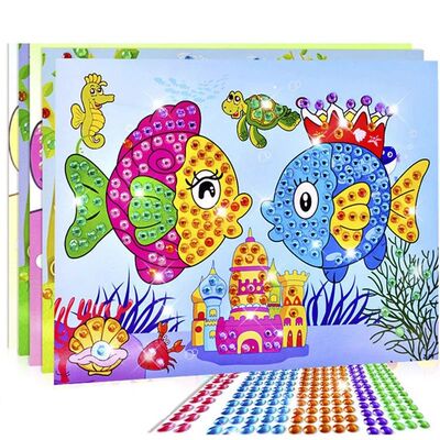 5/10/20pcs/Lot DIY Diamond Stickers Handmade Crystal Paste P