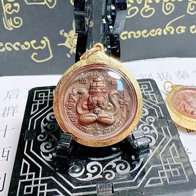 泰国佛牌真品代购金查督金壳吊坠