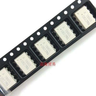 A7860L 全新原装进口 HCPL-7860L 贴片八脚 SOP-8 高速光耦 贴片