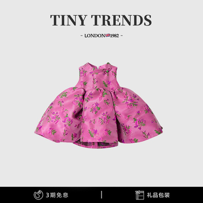 女童连衣裙中式周岁礼服裙公主裙