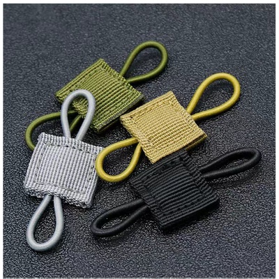 战术MOLLE系统背包背心附件挂扣 战术带固定扣PTT天线手电绑定扣