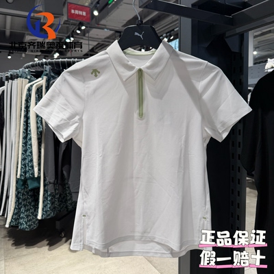 DESCENTE迪桑特W Training系列POLO衫运动休闲速干女D4332TPS30