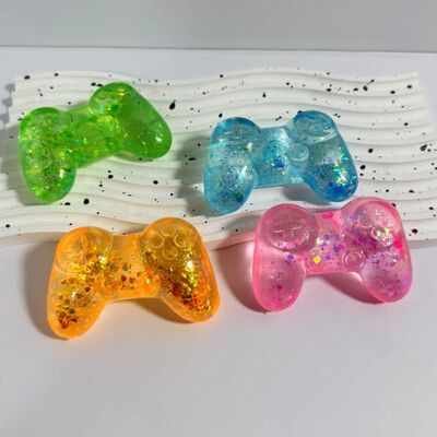Stress Relief Toy Game Controller Squishy Fidget Toy Transpa