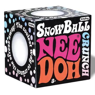 2026 New Style Schylling Snow Ball Crunch NeeDoh Squishy Fid