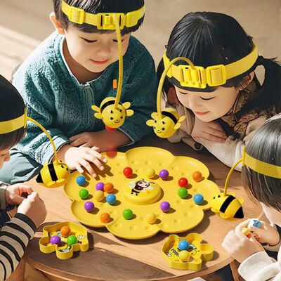 Little Bumblebee Multifunctional Board Game Puzzle Fishing T