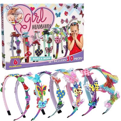 Girls Hair Accessories,Headband Making Kit,Toys Gifts for Gi