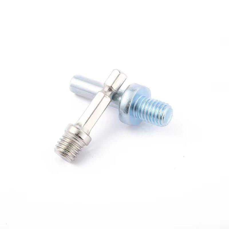 角磨机粘盘螺丝接杆8*M10/8*M14螺纹接杆工具材料现货
