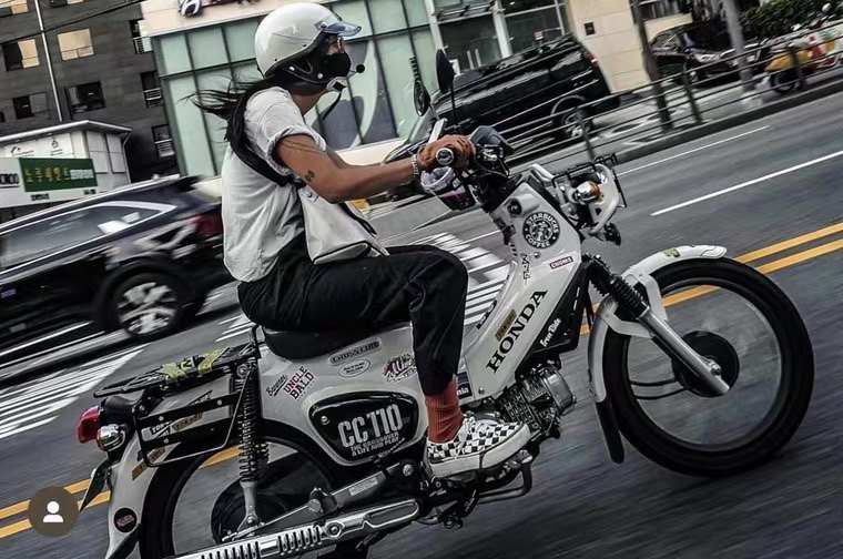 适用于本田幼兽CC110 CORSS CUB钢质改装边包支架油箱支架_虎窝淘