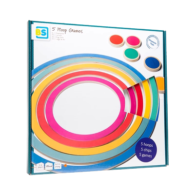 木制彩虹圈趣味运动玩具