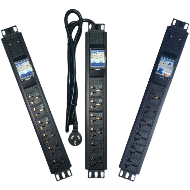 32A8000W大功率排插座PDU带空开漏保过载16A家用工业无线接拖线板_虎窝淘