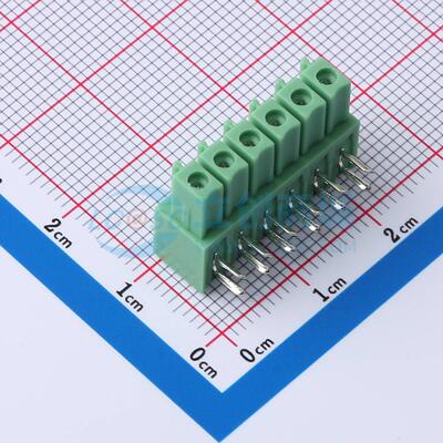 插拔式接线端子 KF2EDGA-3.5-6P 插件,P=3.5mm 电子元器件配单