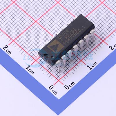 运算放大器 AD704JNZ PDIP-14 原装正品 电子元器件配单