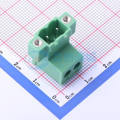 插拔式接线端子 KF2EDGRKP-5.0-2P P=5mm 插头 1x2P 电子元器件