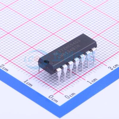 运算放大器 LM6134BIN/NOPB PDIP-14 原装正品 电子元器件配单