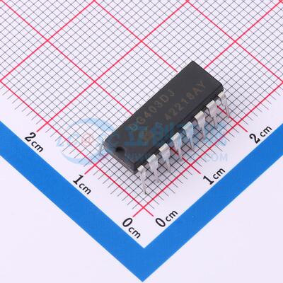 模拟开关/多路复用器 DG403DJ-E3 PDIP-16 原装 电子元器件配单