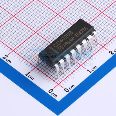计数器/分频器 CD4020BE DIP-16 原装正品 电子元器件配单