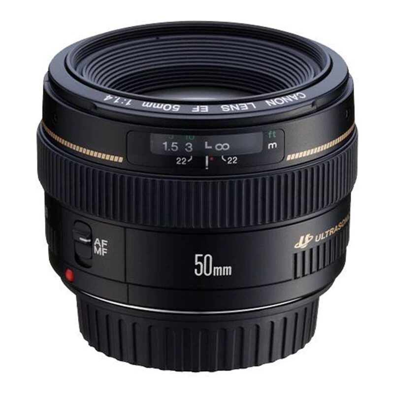 原装佳能EF50mm1.4usm全画幅50 1.4定焦小痰盂大光圈人像单反镜头