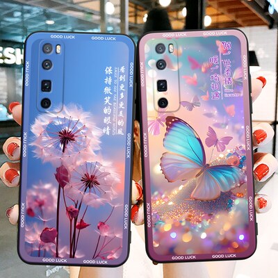 适用华为Nova7Pro手机壳JER一AN10套JERAN20Por5g新款nove硅胶novo卡通nowa防摔noⅴa7nover曲面屏navo男女七