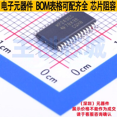 RS232芯片 MAX3243ECPWR TSSOP-28 TI/德州 电子元件配单全新原装