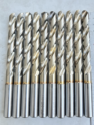 日本进口二手11.0mm不二越NACHI粉末冶金高速定柄麻花钻头加长