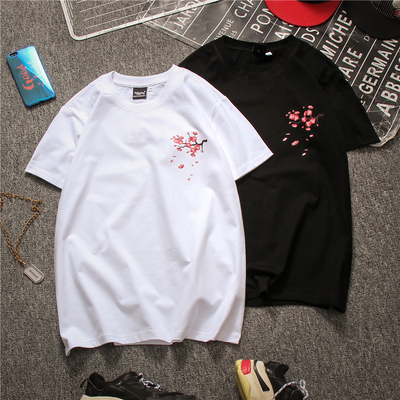 潮中国风百搭情侣打底衫短袖t恤