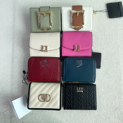 外贸尾货出泰国lyn休闲百搭多卡位卡包零钱包