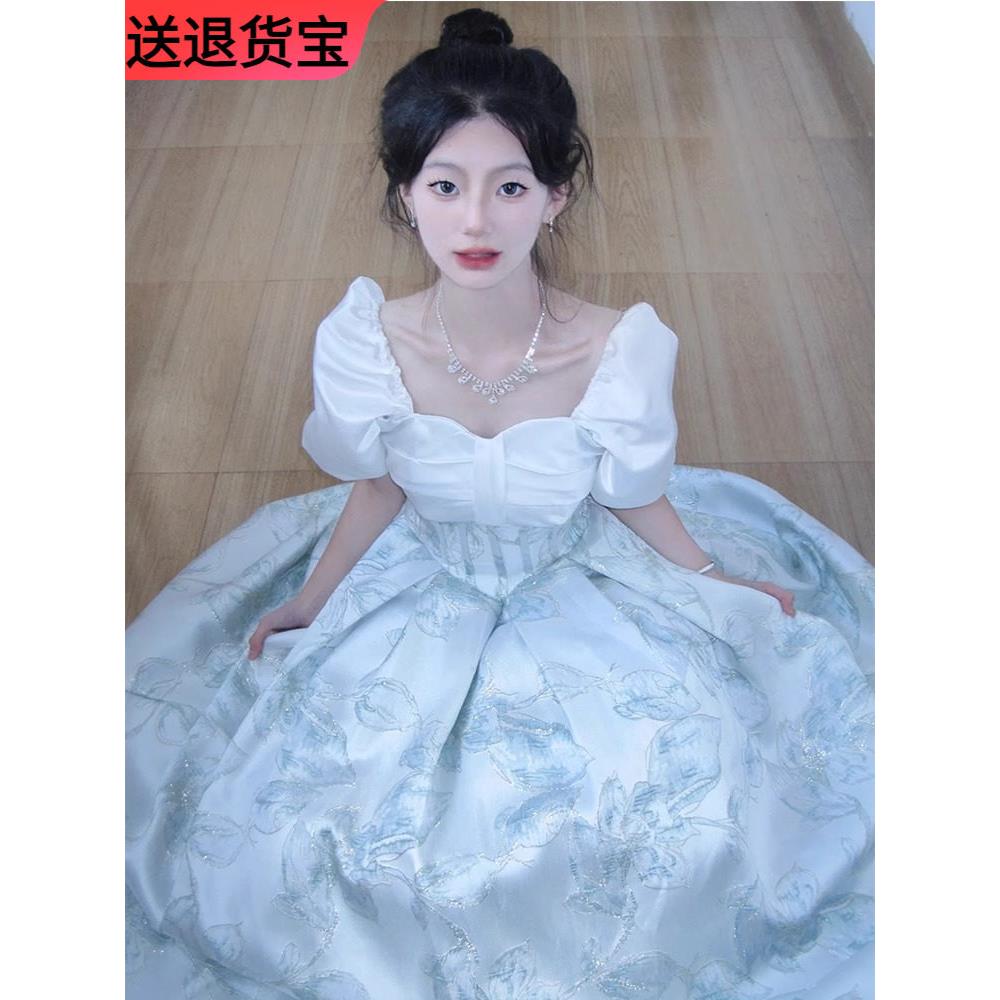 18岁生日派对礼服,订婚伴娘礼服,法语艺术考试主持人表演礼服,